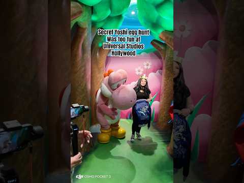 Secret Yoshi egg hunt at Fan Fest Universal Studios w babe (zervgamer), cordy, devin,  & heather