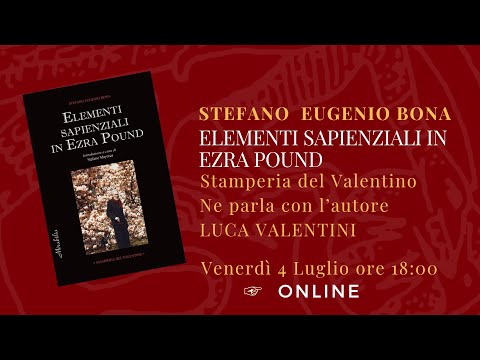Elementi sapienziali in Ezra Pound - Stefano Eugenio Bona