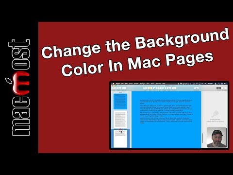 How To Change the Background Color In Mac Pages (MacMost #1903)