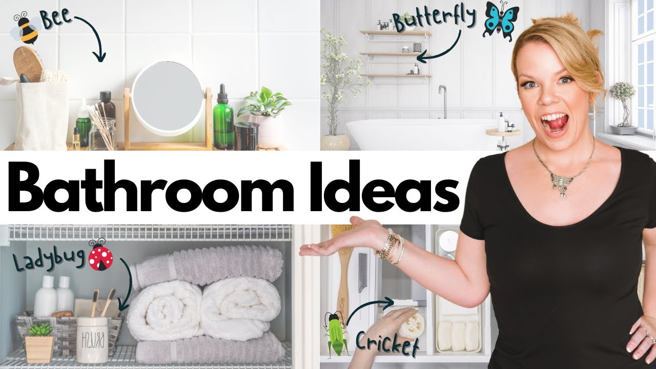 GENIUS Bathroom Organizing Ideas For EVERY Organizing Style  🐝 🦋 🐞 🦗
