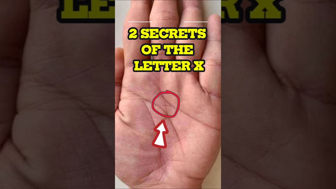 The X-shaped palm line and things you've never known #palmistry #shortvideo