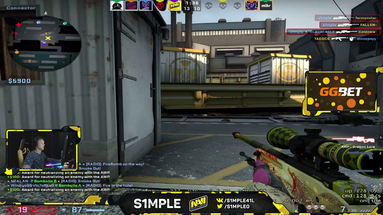 SIMPLE AWP 3K on Overpass