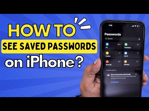 How to See SAVED Passwords 🔑 on iPhone?