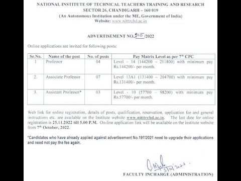 National Institute of Technical Teachers Training & Research, Chandigarh #shorts #short #shortvideo