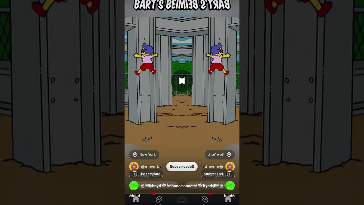 Bart's being tracked metal