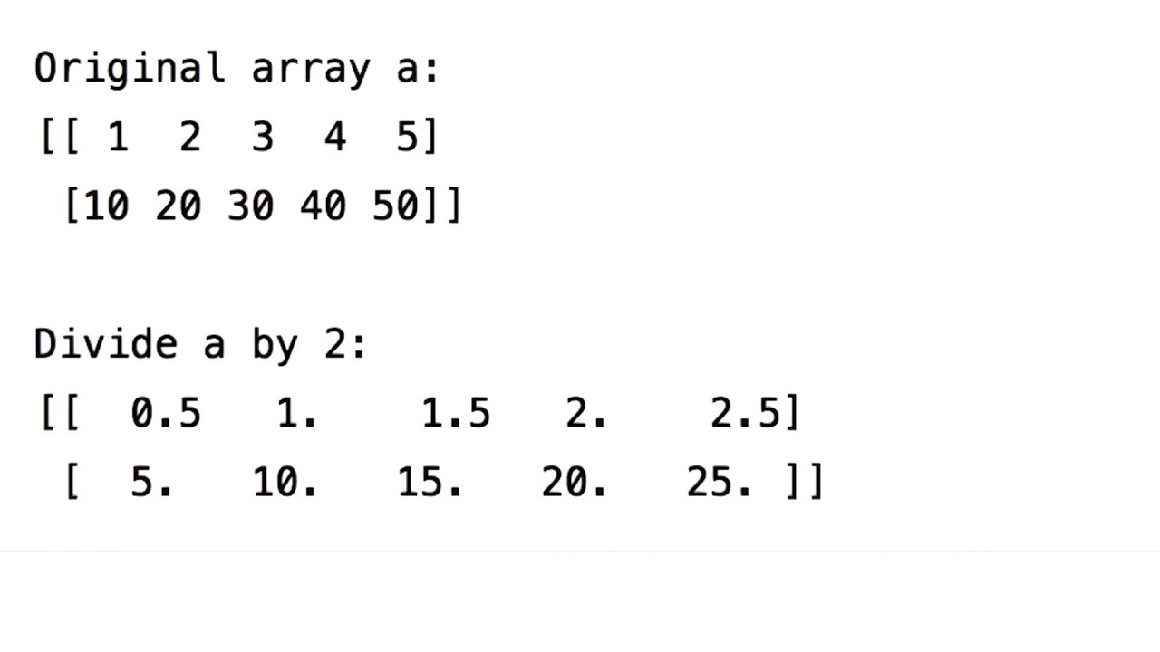 Arithmetic operations