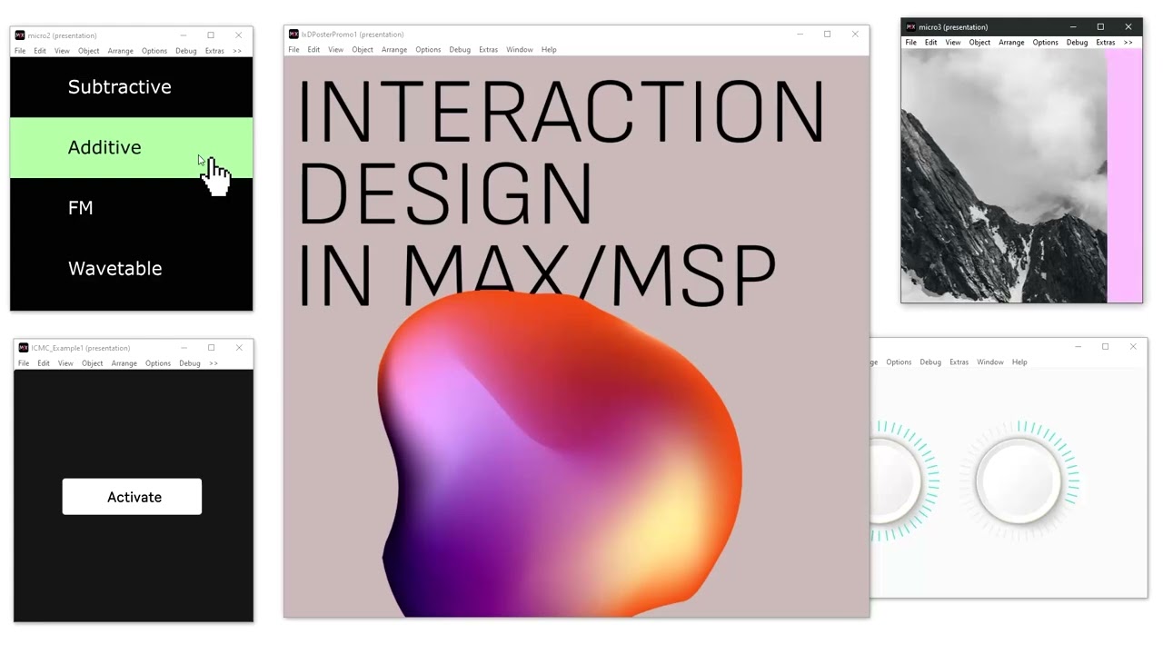 Learn Interaction Design Course (With Max/MSP, Figma, JavaScript) - A Brief Example