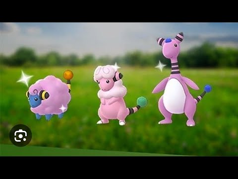 Evolusi ✨Shiny Mareep to ✨Shiny Ampharos Opendex