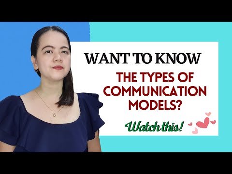 3 MAJOR TYPES OF COMMUNICATION MODELS #linear #interactive #transactional