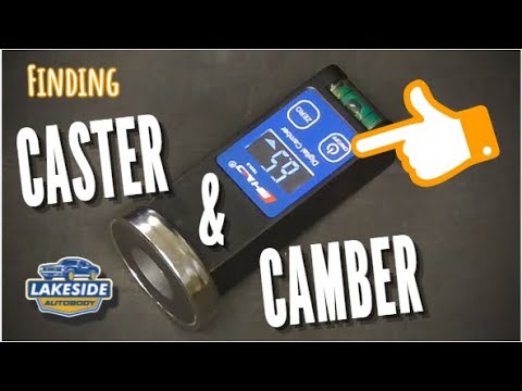 Digital Caster Camber Gauge by KAISAL - Easy DIY Wheel Alignment
