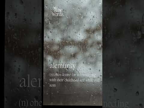 Aesthetic Words With Deep Meaning