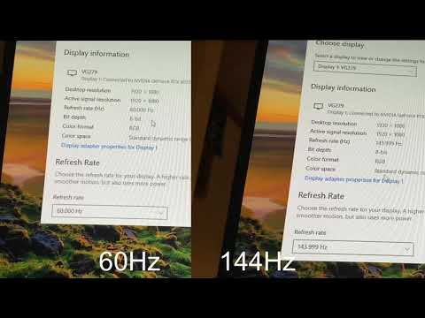 50Hz vs 60Hz vs 144Hz (Refresh Rate Comparison)