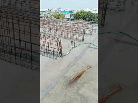 tamil village construction slab curing process