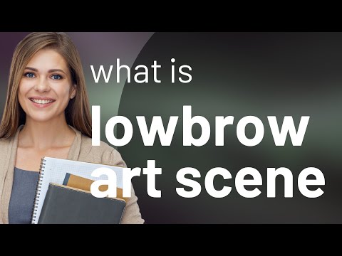 Understanding the "Lowbrow Art Scene" in English