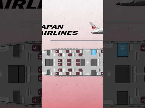 Japan airlines 787 seat map #aviation #avgeeks #boeing787 #japanairlines #businessclass #787 #jal