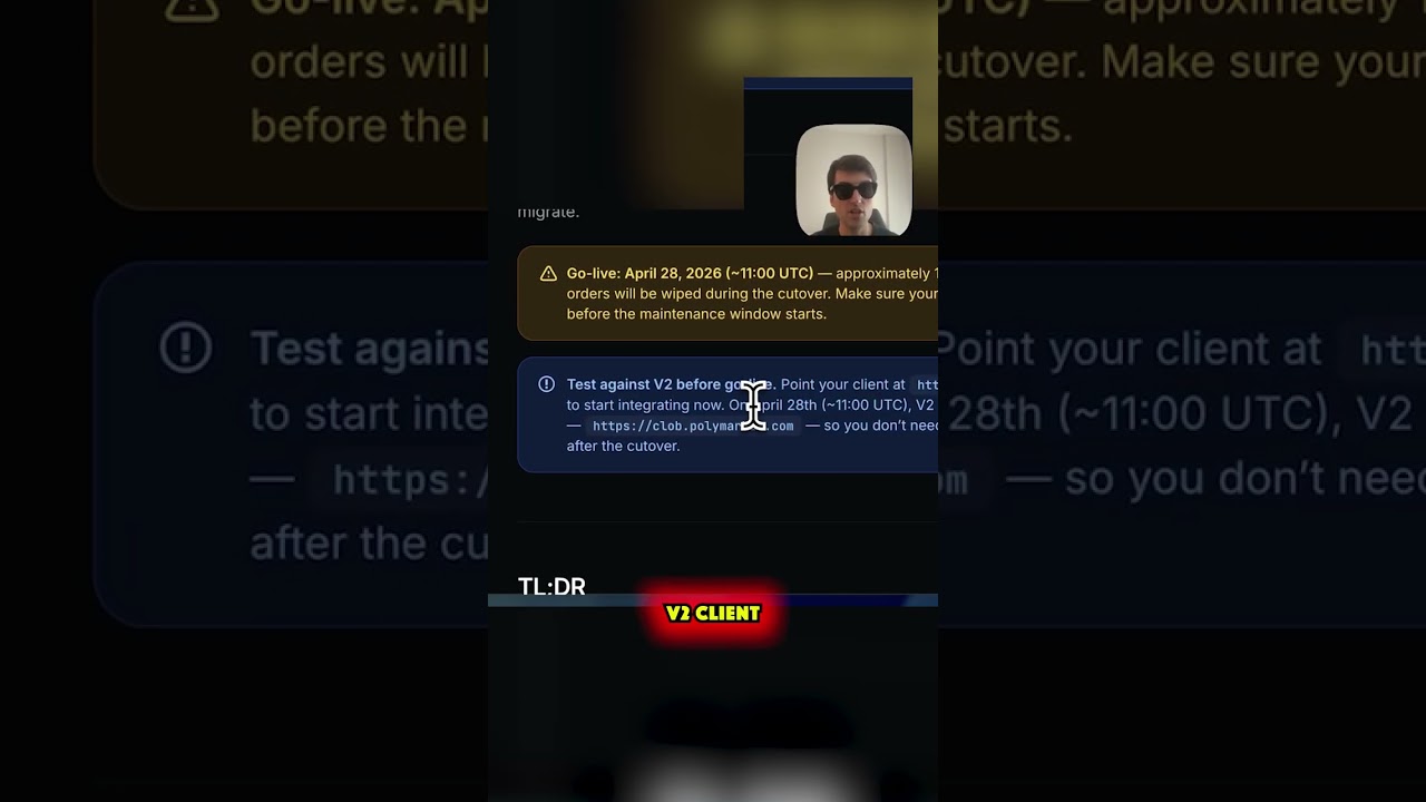 Your PolyMarket Bots Will Break on April 28th ⚠️