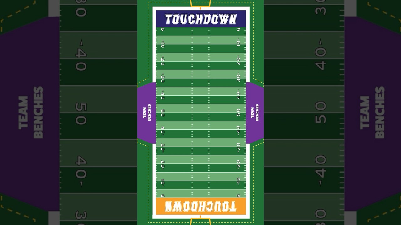 NFL Football Field Explained | Yard Lines, Hashmarks & End Zones Breakdown #footballfield