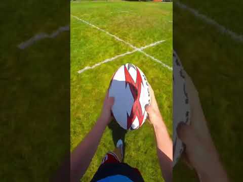 Beautiful Drop Kick. The form is perfect. #rugby #shorts