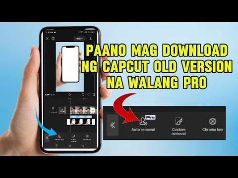 paano mag download ng capcut old version na walang pro features #jersonjamelano
