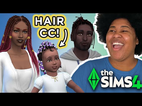 i found THE BEST maxis match hair CC for black sims in the Sims 4