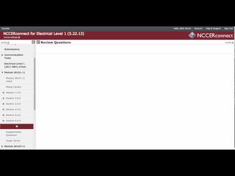 NCCERconnect Overview