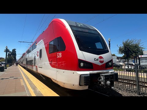 Railfanning Burlingame Station from Summer 2025 FT:Caltrain,EMU,Locos and MORE