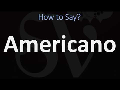 How to Pronounce Americano? (CORRECTLY)