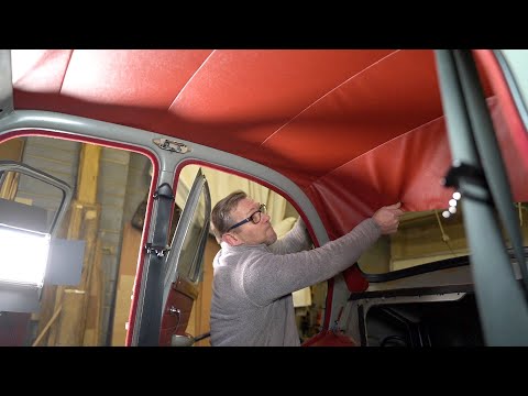 How to make and fit a traditional headliner.