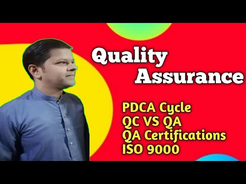 Quality Assurance || QA || PDCA Cycle || QC Vs QA || QA Certifications || ISO 9000 || English Medium