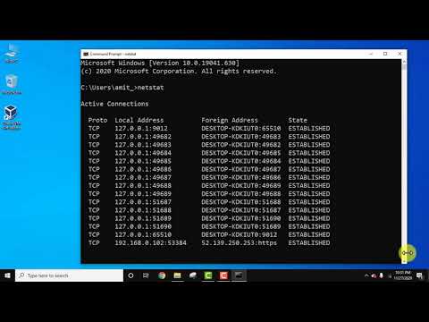 Windows 10의 어떤 포트에서 어떤 서비스가 실행되고 있는지 확인하는 방법