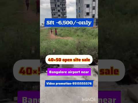 40x50 Open Site for Sale || Near Bangalore Airport