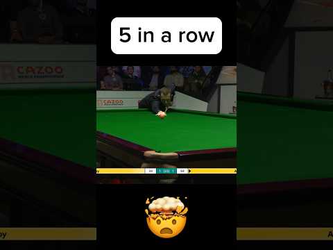 Mark Allen's 5 Straight Exhibition Shots at World Snooker Championship 2023 Semi Final