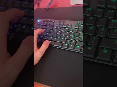 LOGITECH G915 TKL LIGHTSPEED GL TACTILE BROWN SWITCHES ASMR SOUND TEST