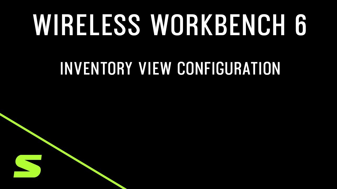 Shure Wireless Workbench 6: Inventory View Configuration