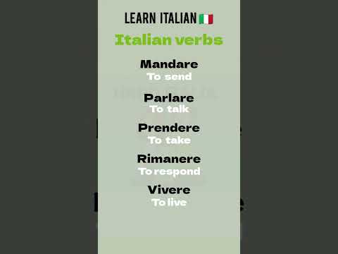 Italian Verb | Simple way of Learning Italian | Learn Italian Easy Way #learningitalian