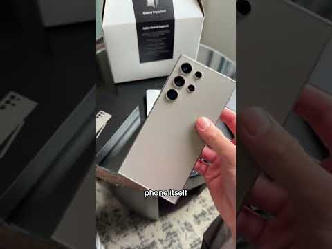 Unboxing the new @Samsung Galaxy S24 Ultra in titanium gray! | Samsung Galaxy Unpacked