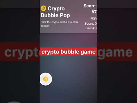 crypto bubble game website 💰💰 #coding #viral #trending #shorts