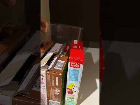 Come with me to reorganise the snack section of the cupboard 😊