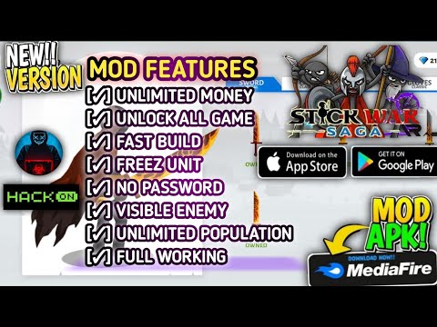 Stick War Saga Mod Menu APK Download (Unlimited Gold, Population & VIP)