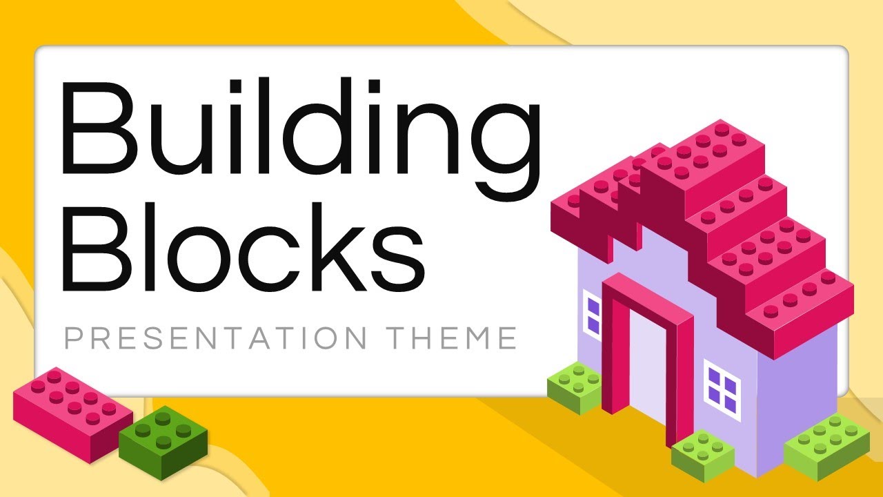Building Blocks Theme Animated PowerPoint Template