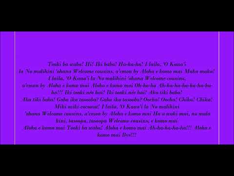 Lilo And Stitch Theme Song Lyrics