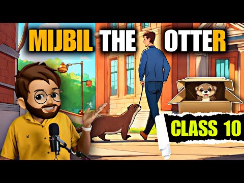 Mijbil the otter class 10 in hindi | Full ( हिंदी में ) Explained | Mijbil the otter class 10
