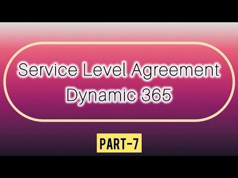 Dynamic 365 : Configure SLA for Custom Entity