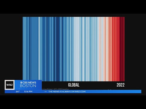 'Show Your Stripes' Day: Colorful graphic inspires climate change conversations