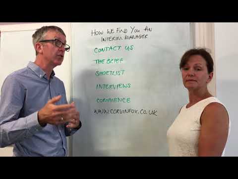 How we find you an interim manager