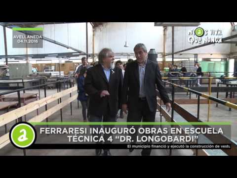 Ferraresi inauguró obras en Escuela Técnica 4 “Dr Longobardi” v003