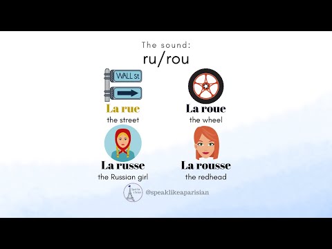 How to not mix up the sounds "U" and "OU" in French, Part 7