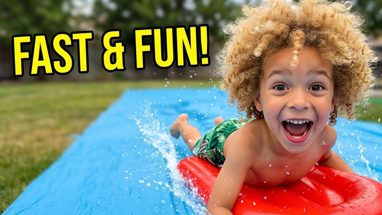 This Backyard Slip and Slide is INSANE