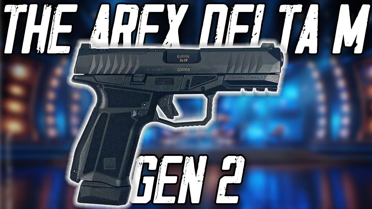 Arex Delta M Gen 2, 9mm Semi Automatic Pistol, Striker Fired, 15rd and ...