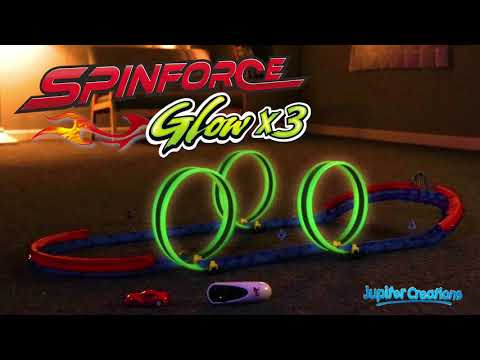 SpinForce világító versenyautó pálya szett - JatekBolt.hu